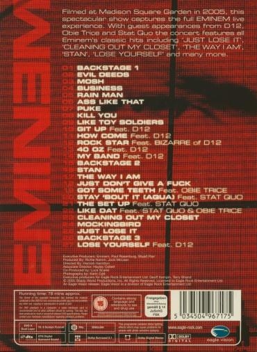 Eminem : live from New York City